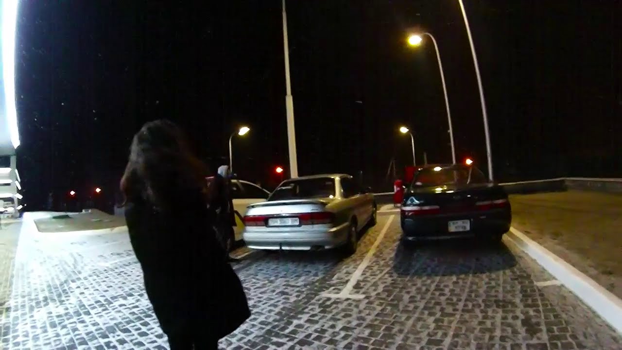 New Year night driving on Toyota Chaser and Mitsubishi Sigma (Diamante ...