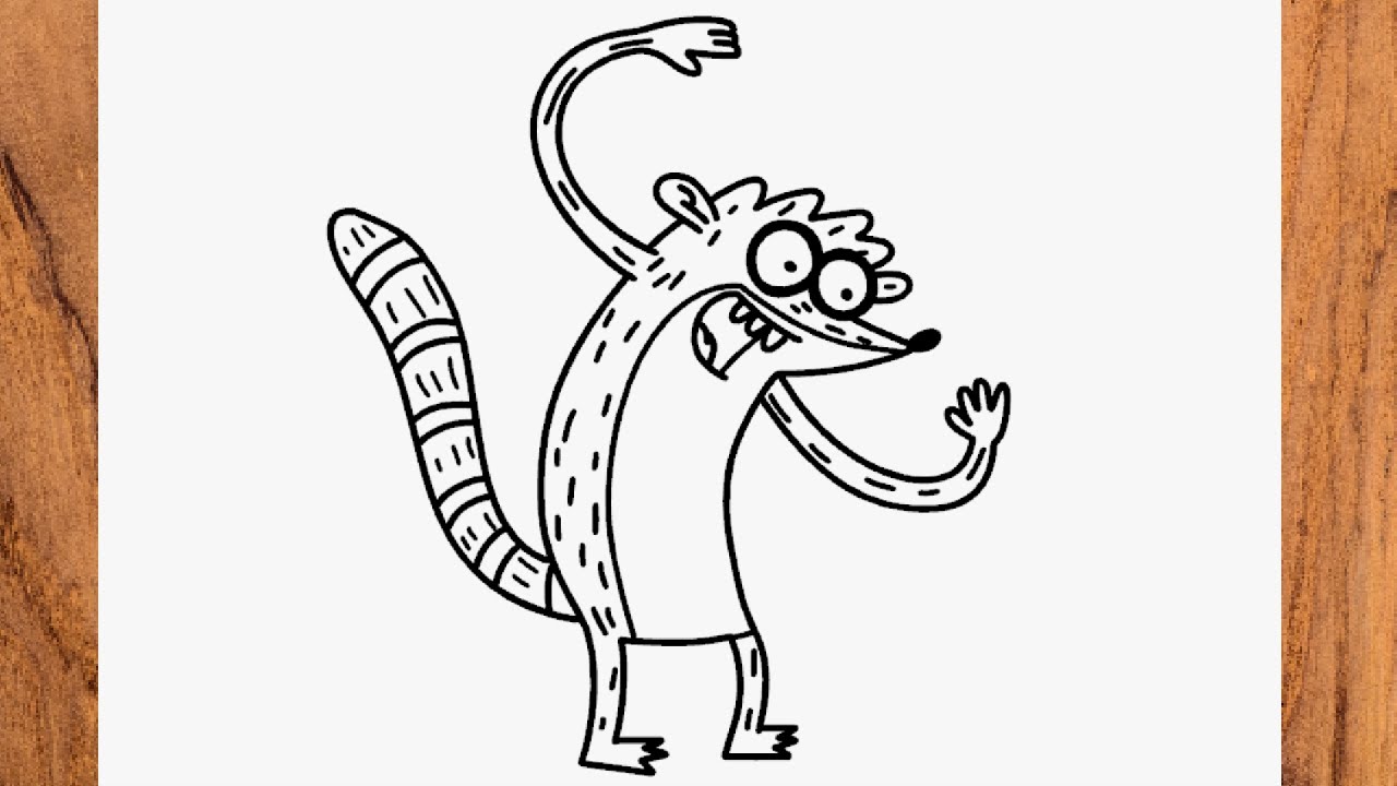 Como dibujar a Rigbi de Un Show Mas - YouTube