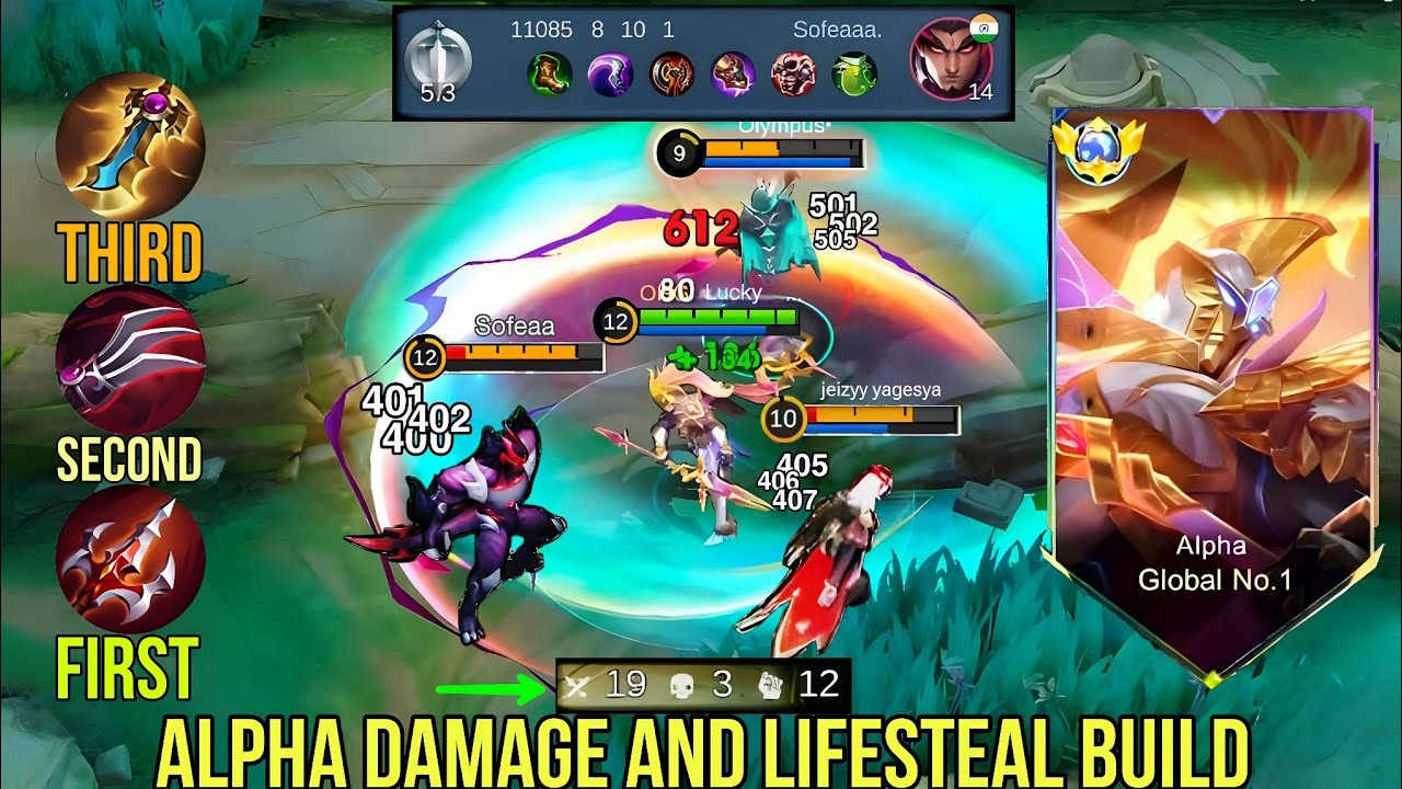 YOU MUST TRY THIS NEW FULL TRUE DAMAGE BUILD FOR ALPHA BEST BUILD - YouTube