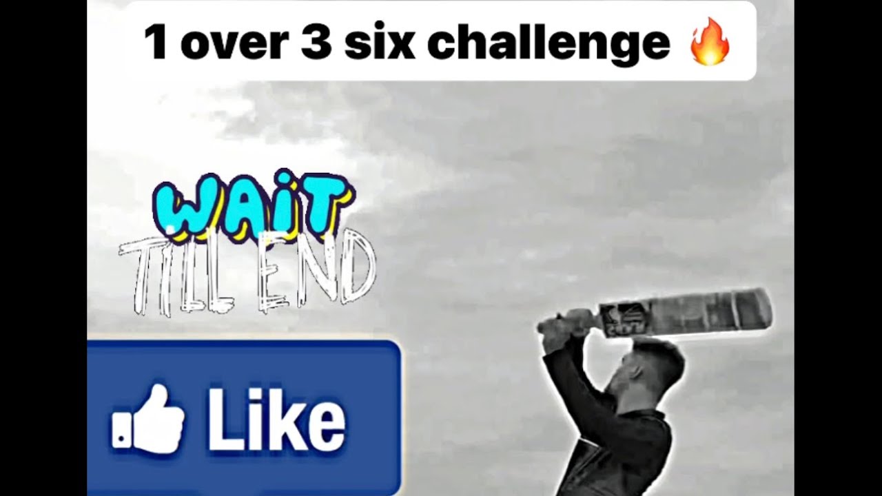 1 over 3 six challenge 🔥🏏 - YouTube
