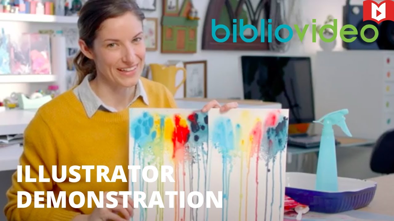 Watercolour Art | Ashley Barron Makes an Easy Rainbow Drizzle ...