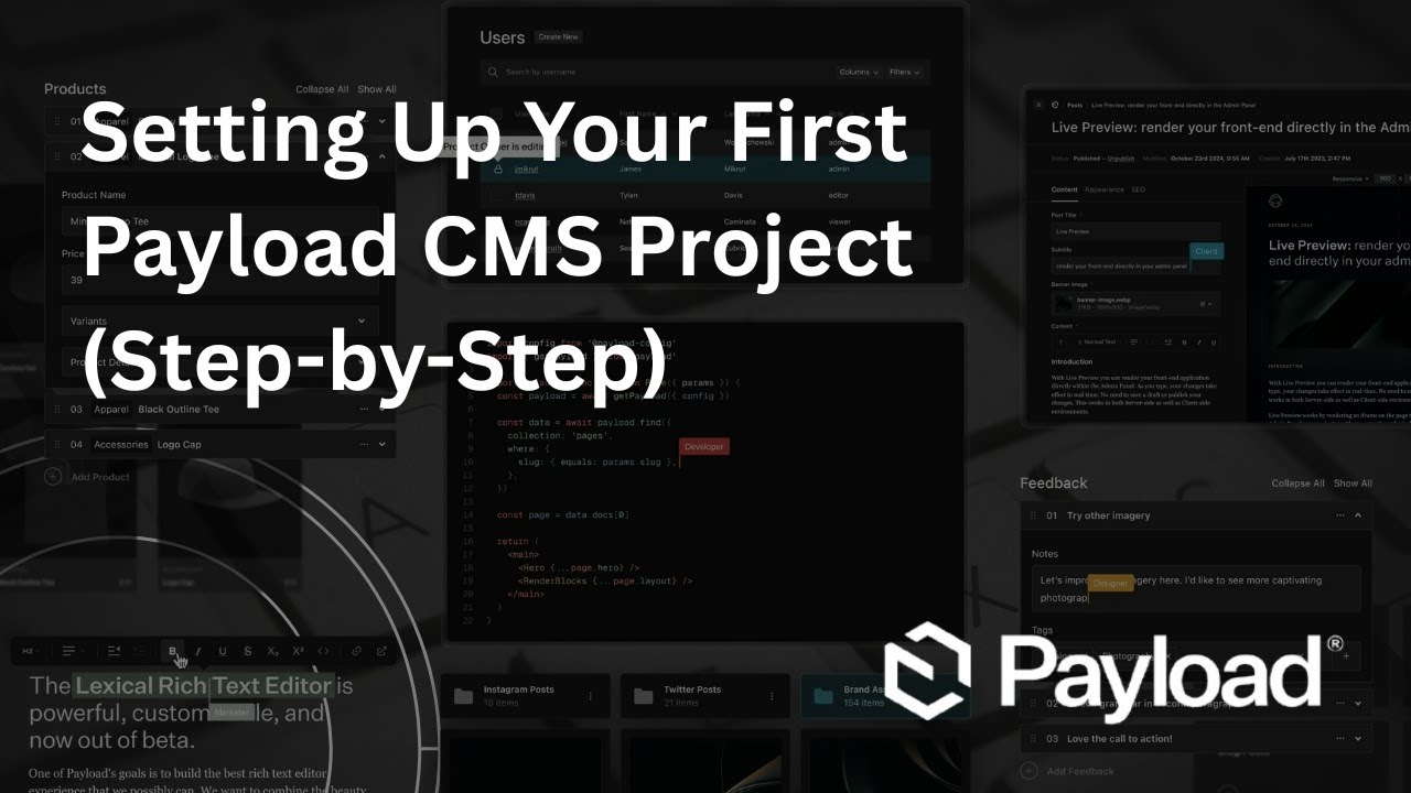 Payload CMS Tutorial for Beginners — Step by Step - YouTube