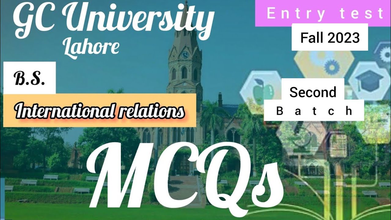 GC University BS (I.R) Entry test MCQs with solution | Fall 2023 - YouTube