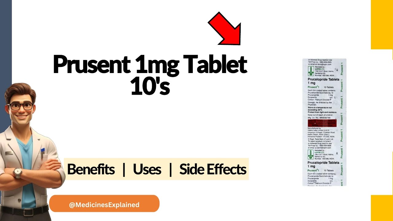 Prusent 1mg Tablet - Uses, Side Effects & Dosage - YouTube