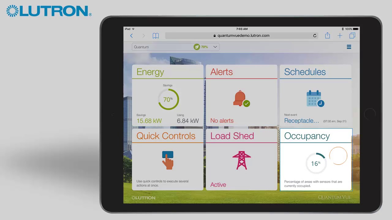 Lutron Quantum Vue – Space Utilization - YouTube