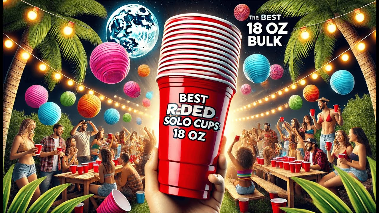 🥤 SOLO Cup Company Red Squared Plastic Party | Best Red Solo Cups 18 Oz ...