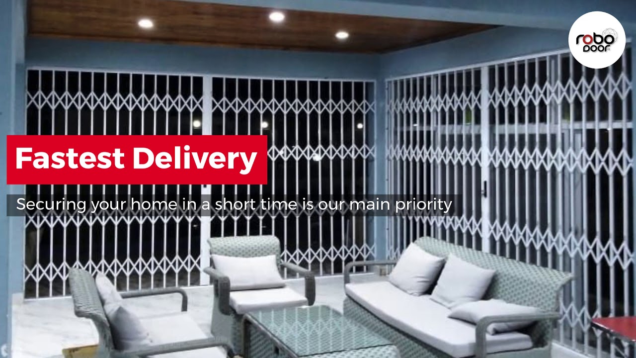 Robo Door - Trellis Doors & Burglar Bars manufacturers in Zambia - YouTube