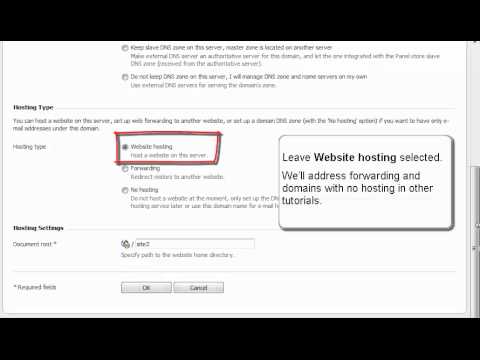 Plesk Panel 11 - Adding Websites (Domains).mp4