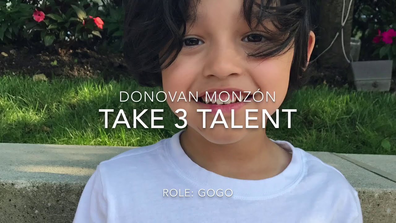 AUDITION- NOVEMBER 2017 Donovan Monzon-Sanders - YouTube