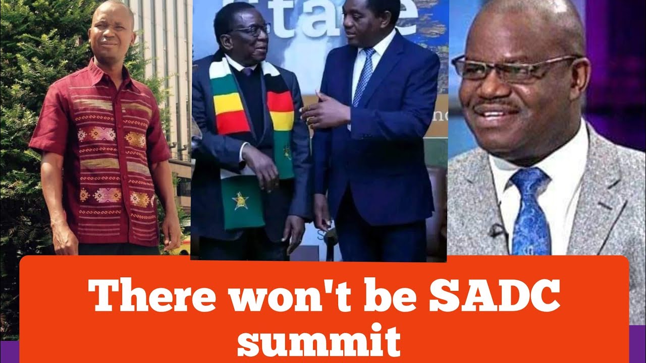 "There won't be a SADC summit in Zimbabwe" - Prince Dubeko Sibanda ...