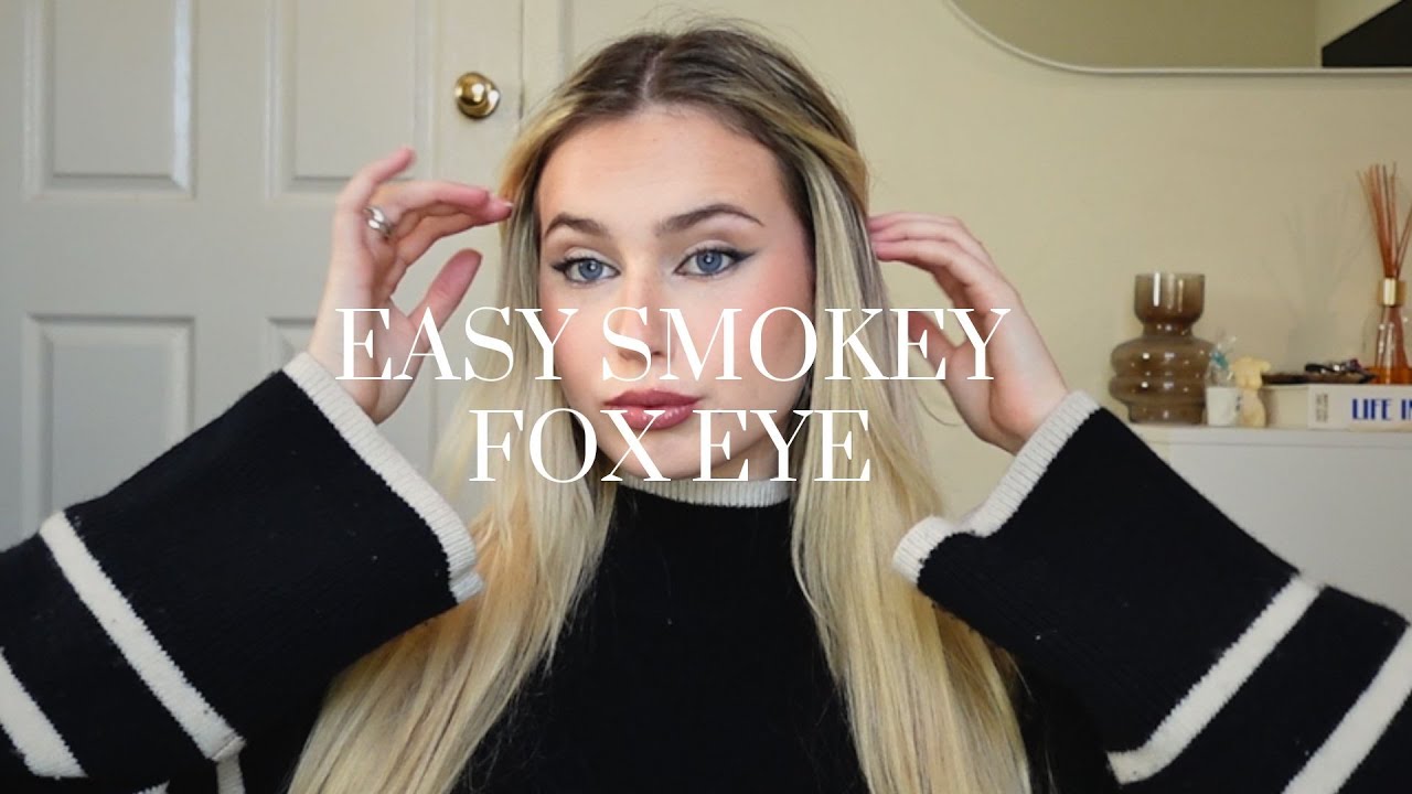 EASY SMOKEY FOX EYE | using new makeup | - YouTube