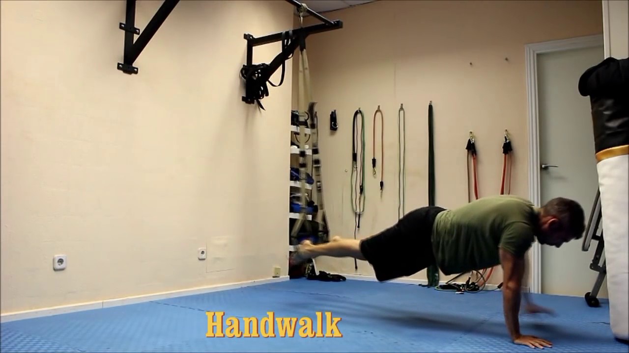 TRX Handwalk - YouTube