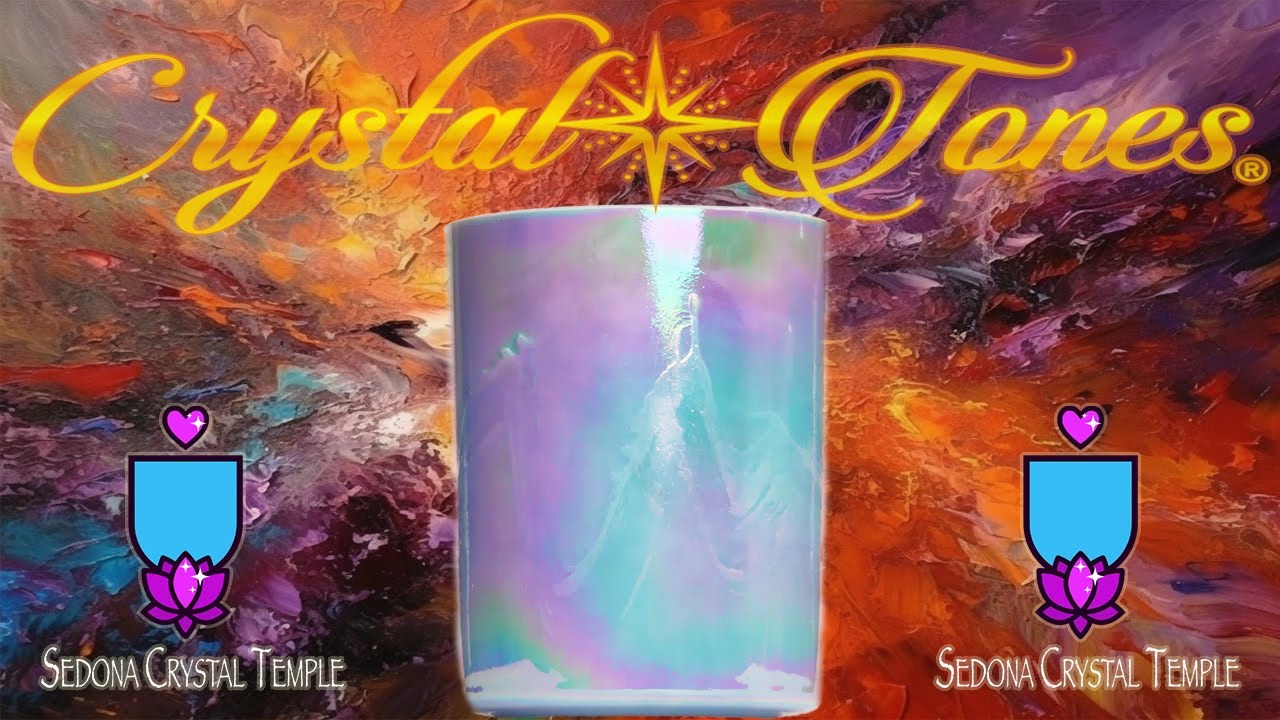 Crystal Tones™ Sedona | Larimar & Platinum Alchemy Singing Bowl - YouTube
