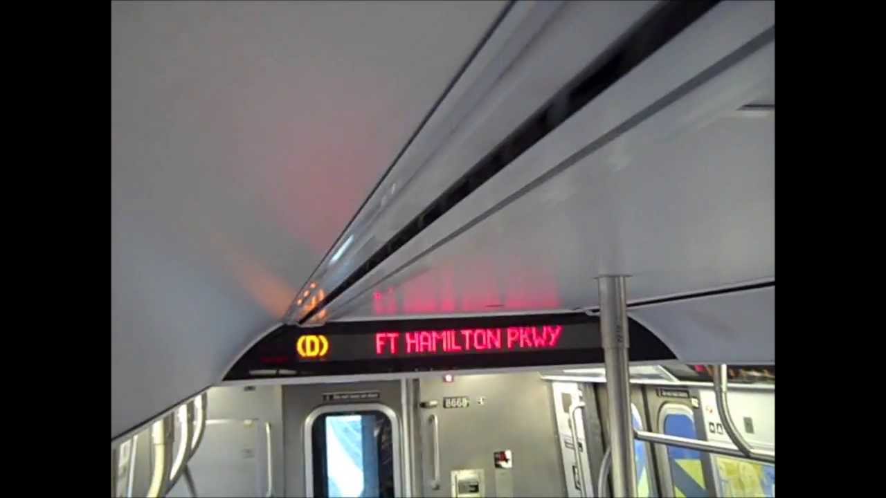 RARE: R160 (D) train announcements: 9 Ave -to- Coney Island via West ...