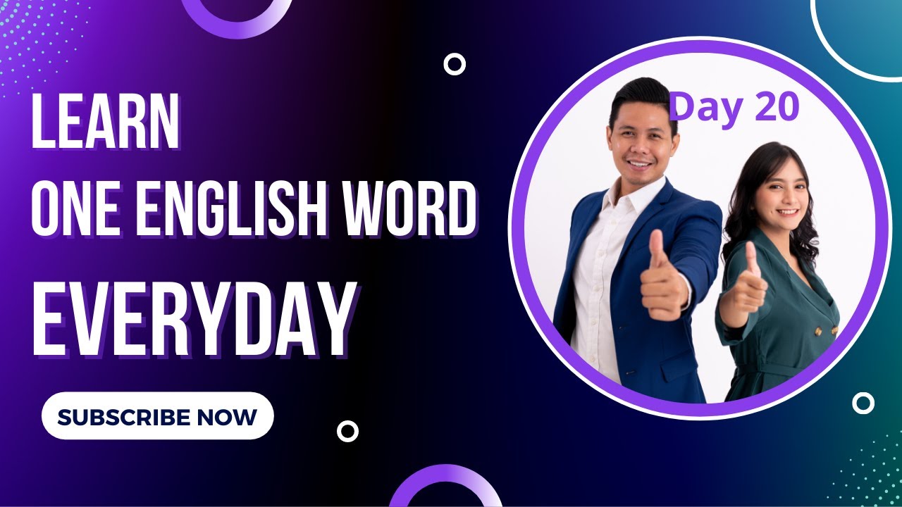 Learn One English Word Everyday with its Meaning - Day 20 - YouTube