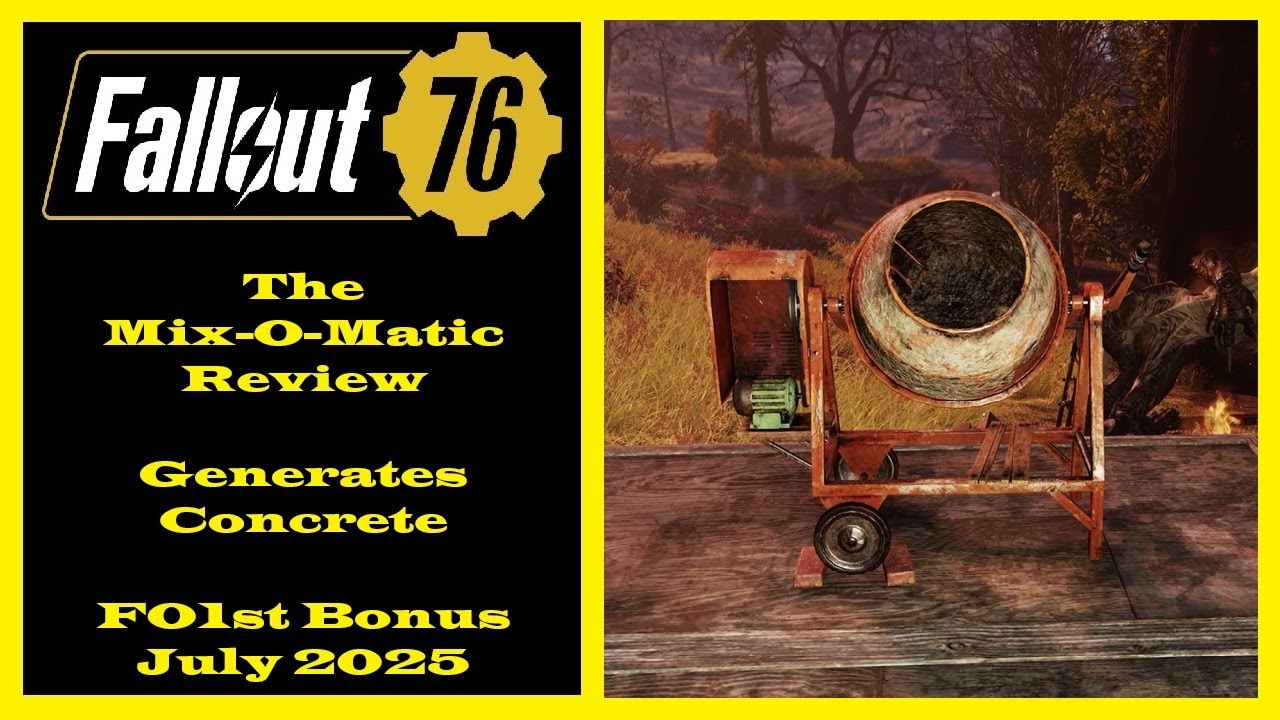 Fallout 76 - The Mix-O-Matic Review - A Camp Resource That Collects ...