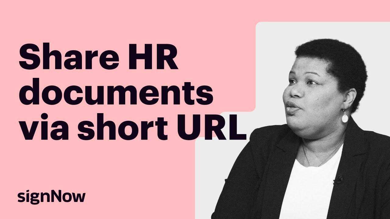 How To Sign HR Documents Faster with Signing Links - YouTube