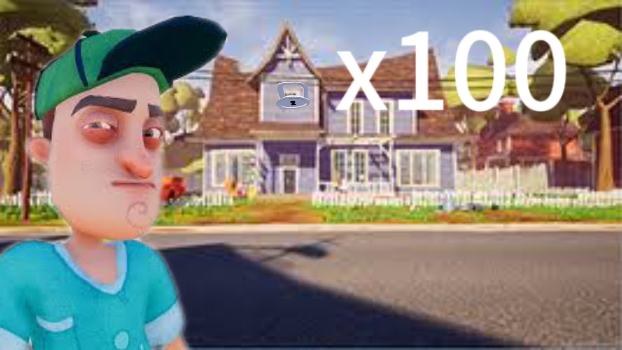 Hello neighbour act 1 gameplay x100 - YouTube