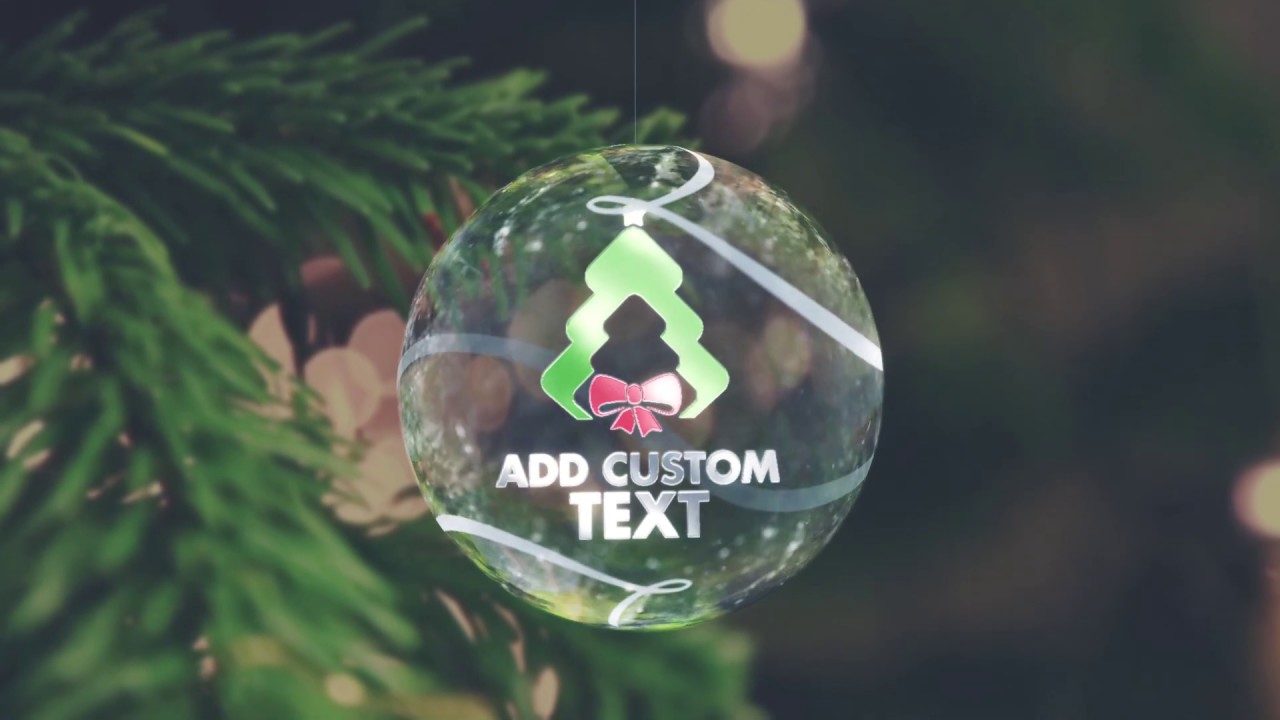 Animated Xmas Bauble - After Effects project - YouTube
