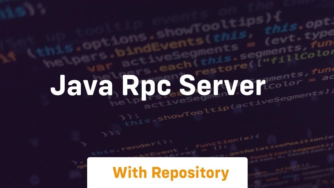java rpc server - YouTube