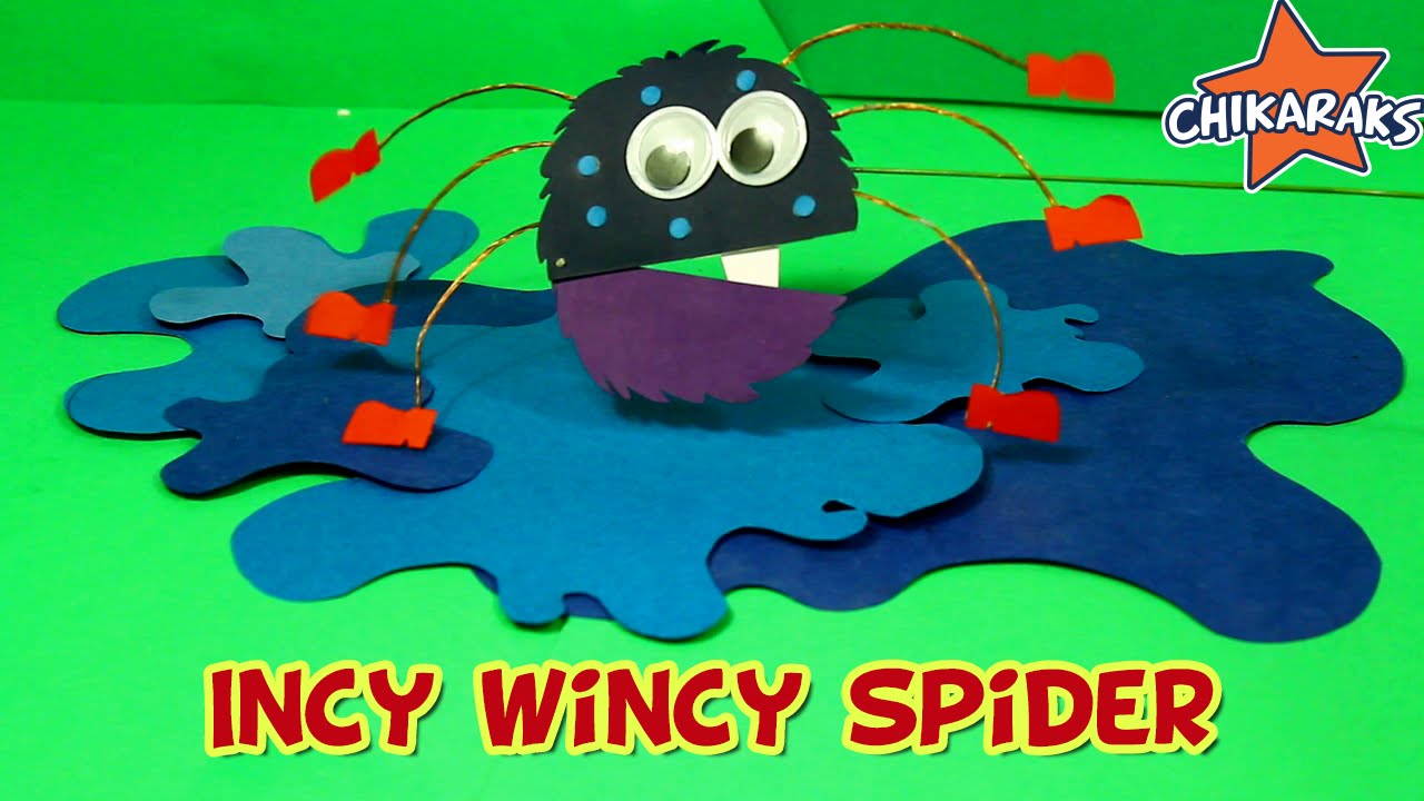 Incy Wincy Spider | Nursery Rhymes For Children | Paper Art | SRGMs ...