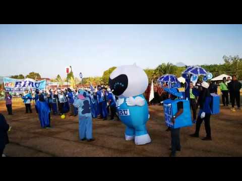 MASKOT RUMAH BIRU COMEL - YouTube