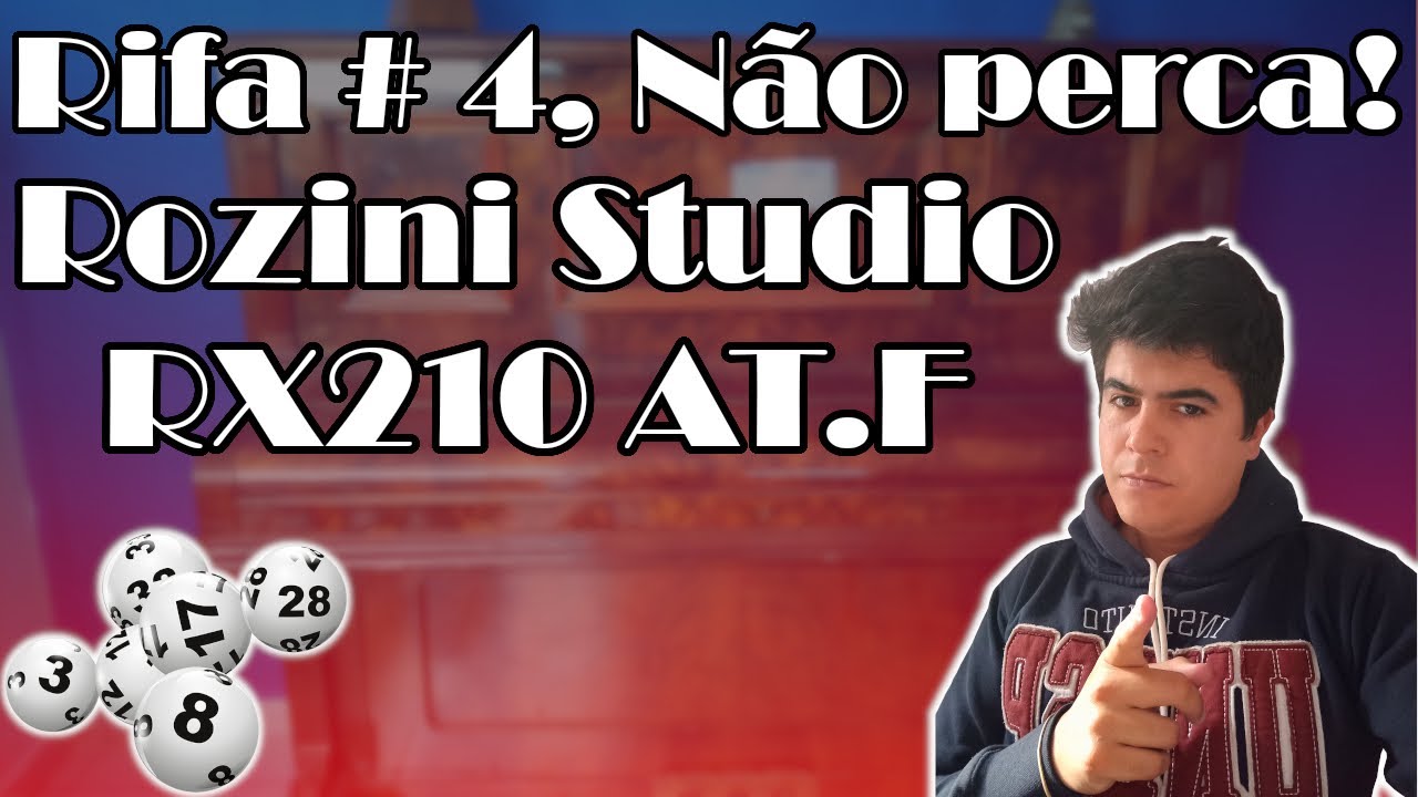 Rifa #4 - Violão Rozini Studio RX210 AT.F - YouTube