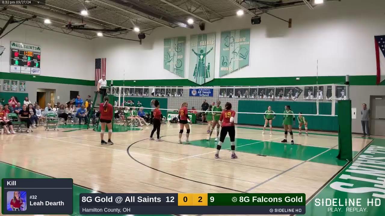 8G Falcons Gold vs. 8G Gold @ All Saints (2024.09.27) - YouTube