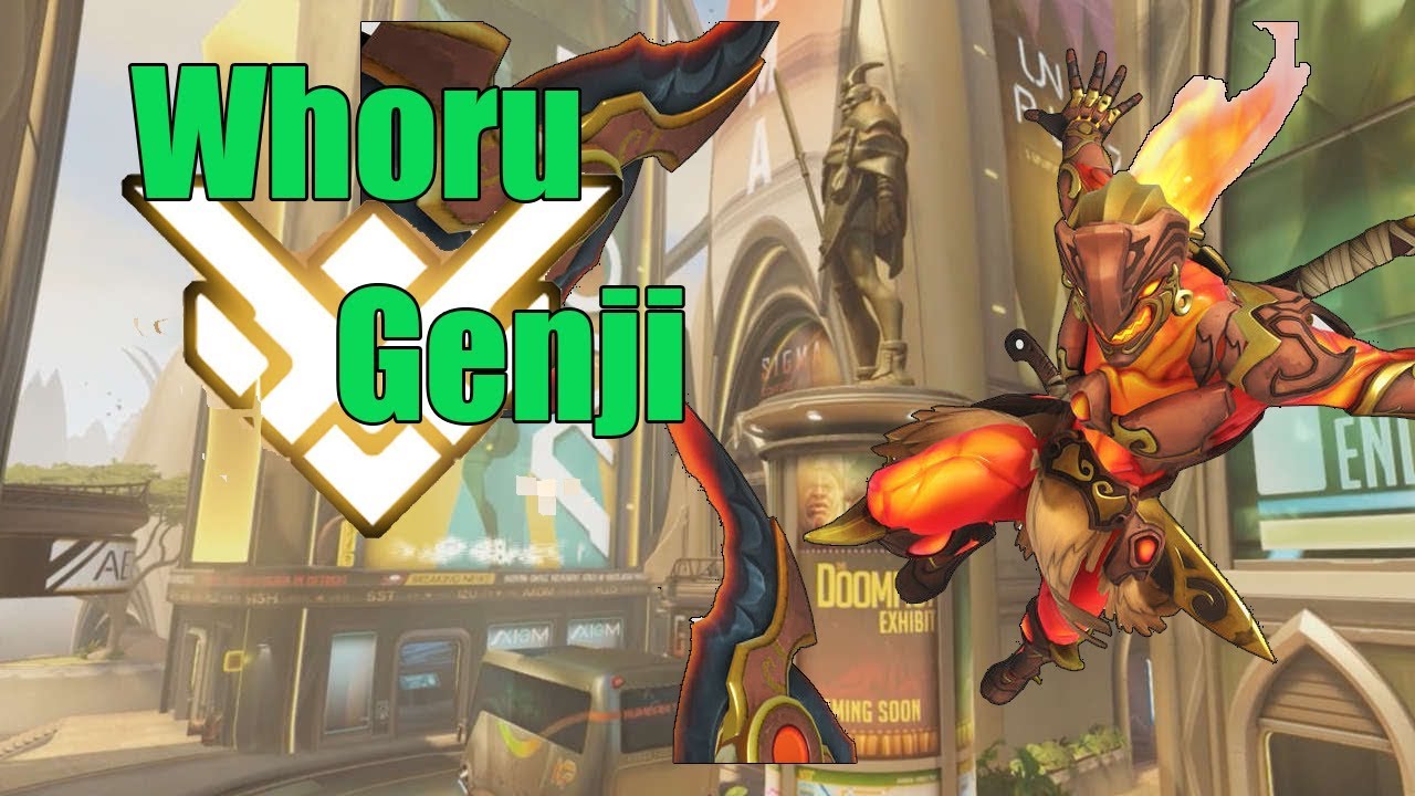 Genji Gameplay - Whoru Pro Korean Genji - Overwatch Season 14 - YouTube