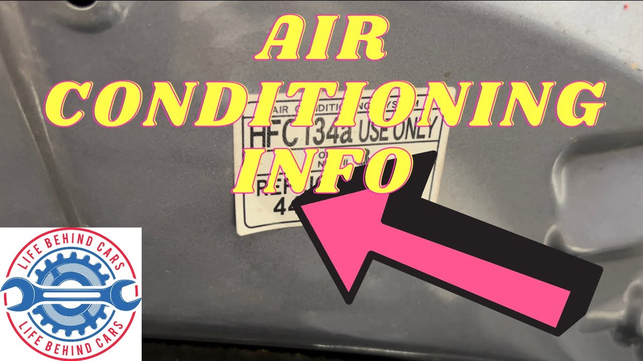 Toyota Verso Diesel 2011 Air Conditioning Information Label Location ...