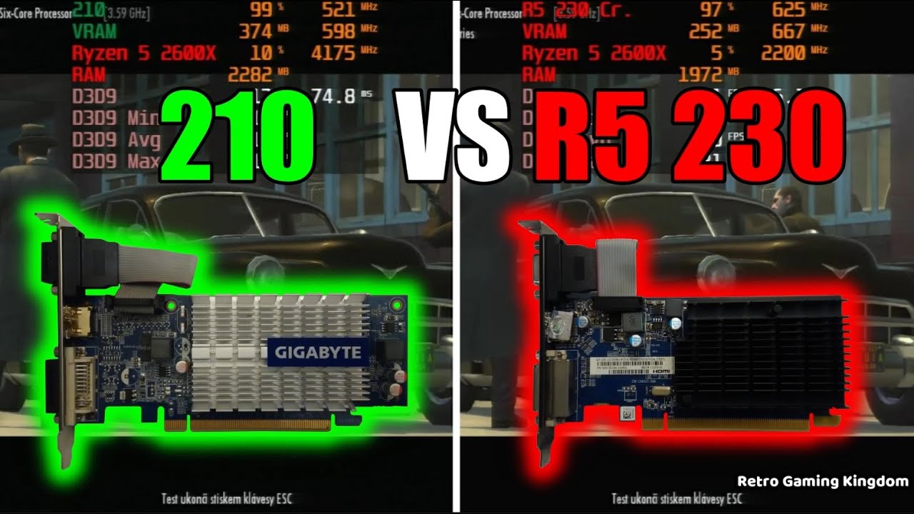GeForce 210 vs Radeon R5 230 (HD 8450) Test In 9 Games (Capture Card ...