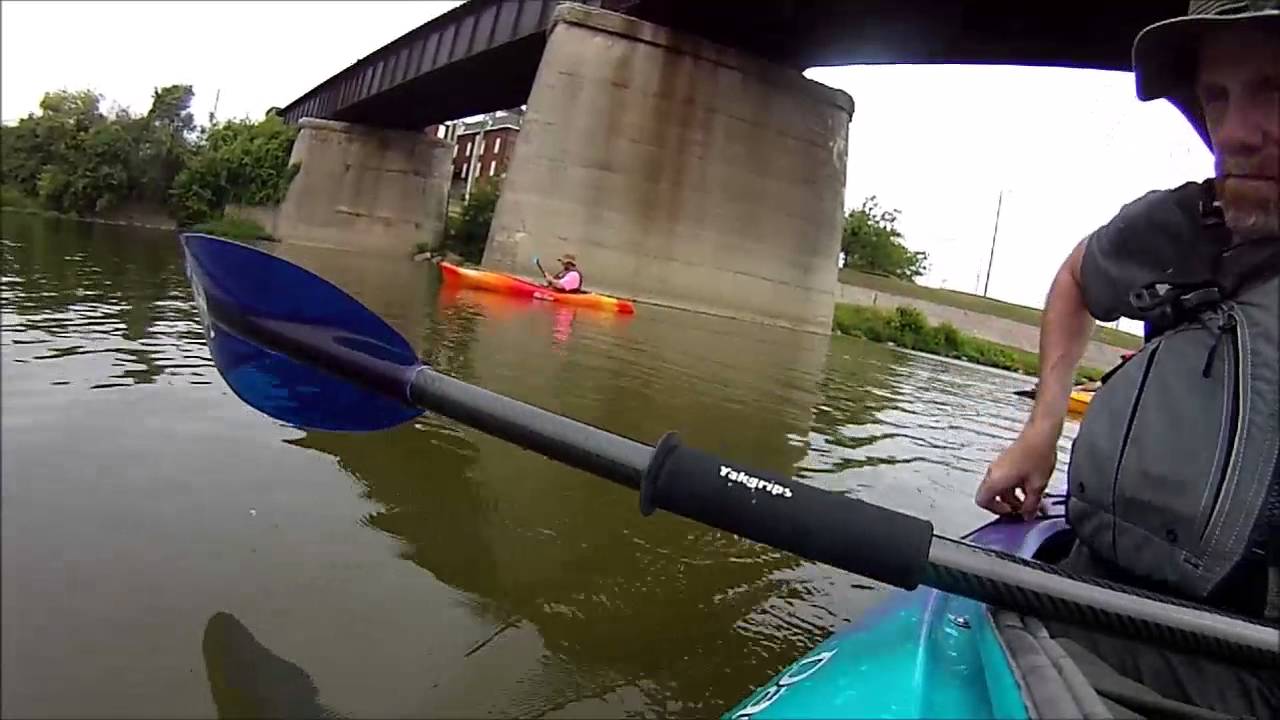 Leaving Lock 9 Piqua Ohio, Great Miami River with SW Ohio Kayaker - YouTube