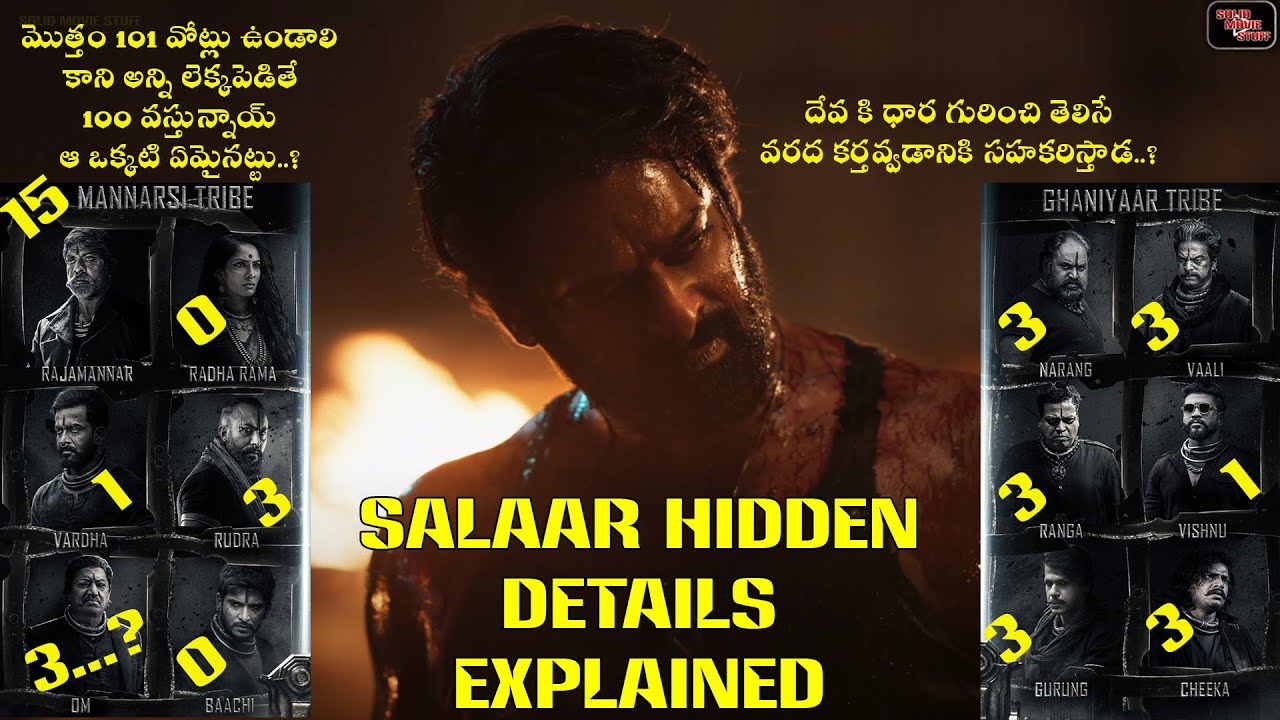 SALAAR HIDDEN DETAILS | Salaar Explained | Salaar Breakdown |Prabhas ...