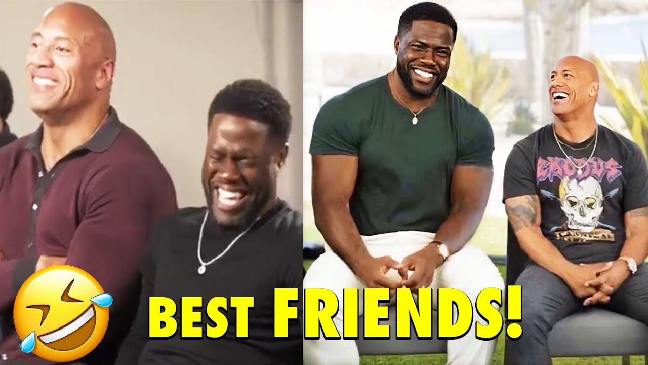 (SUPER FUNNY🤣) Dwayne Johnson & Kevin Hart are BEST FRIENDS FOREVER ...