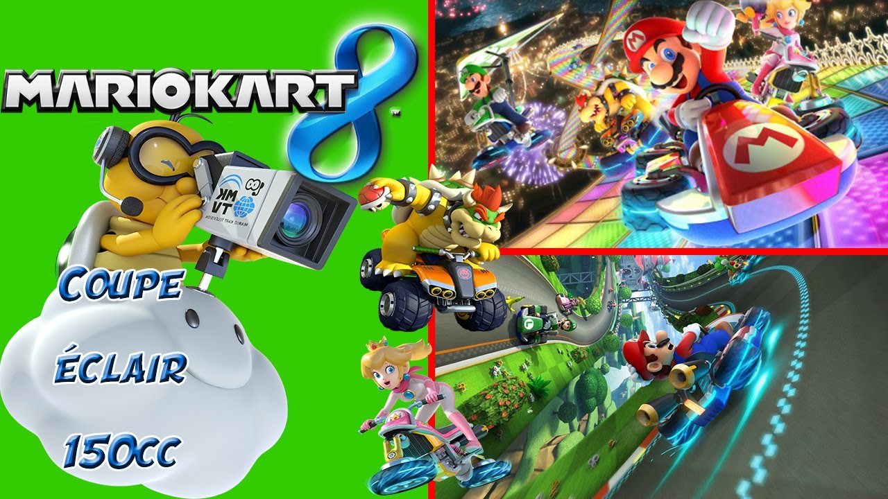 Mario Kart 8 - Coupe Éclair 150cc [Emulateur Wii U] - YouTube