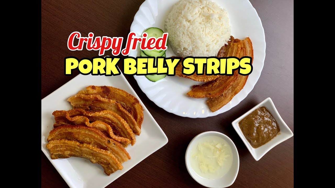 HOW TO MAKE PERFECT CRISPY PORK BELLY STRIPS - YouTube