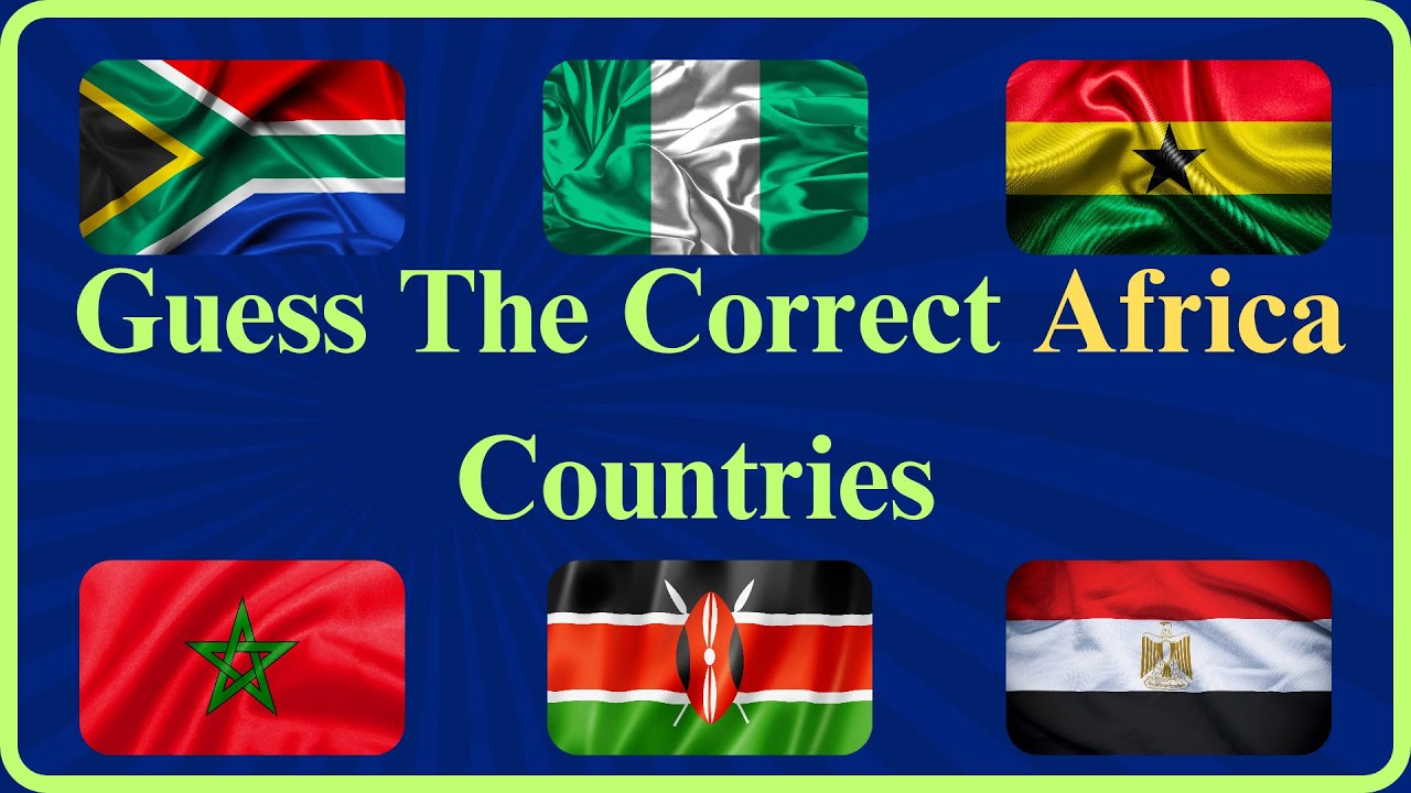 Guess The Correct Africa Countries - YouTube