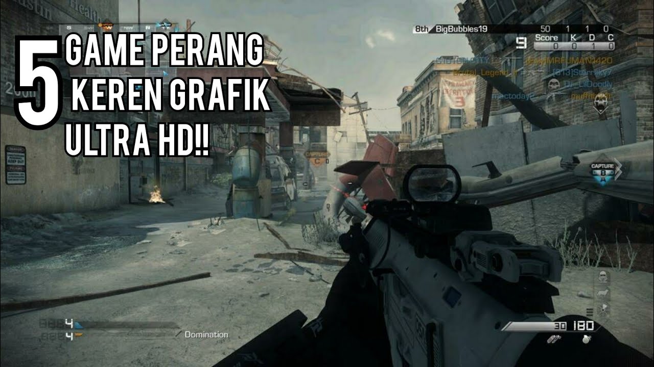 5 GAME PERANG/FPS ANDROID DENGAN GRAFIK TERBAIK!!.. TERBARU - YouTube