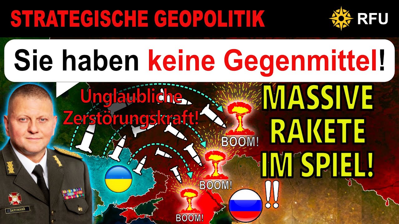 03.09.25 : Russen sehen hilflos mit an, wie tonnenschwere Sprengköpfe ...