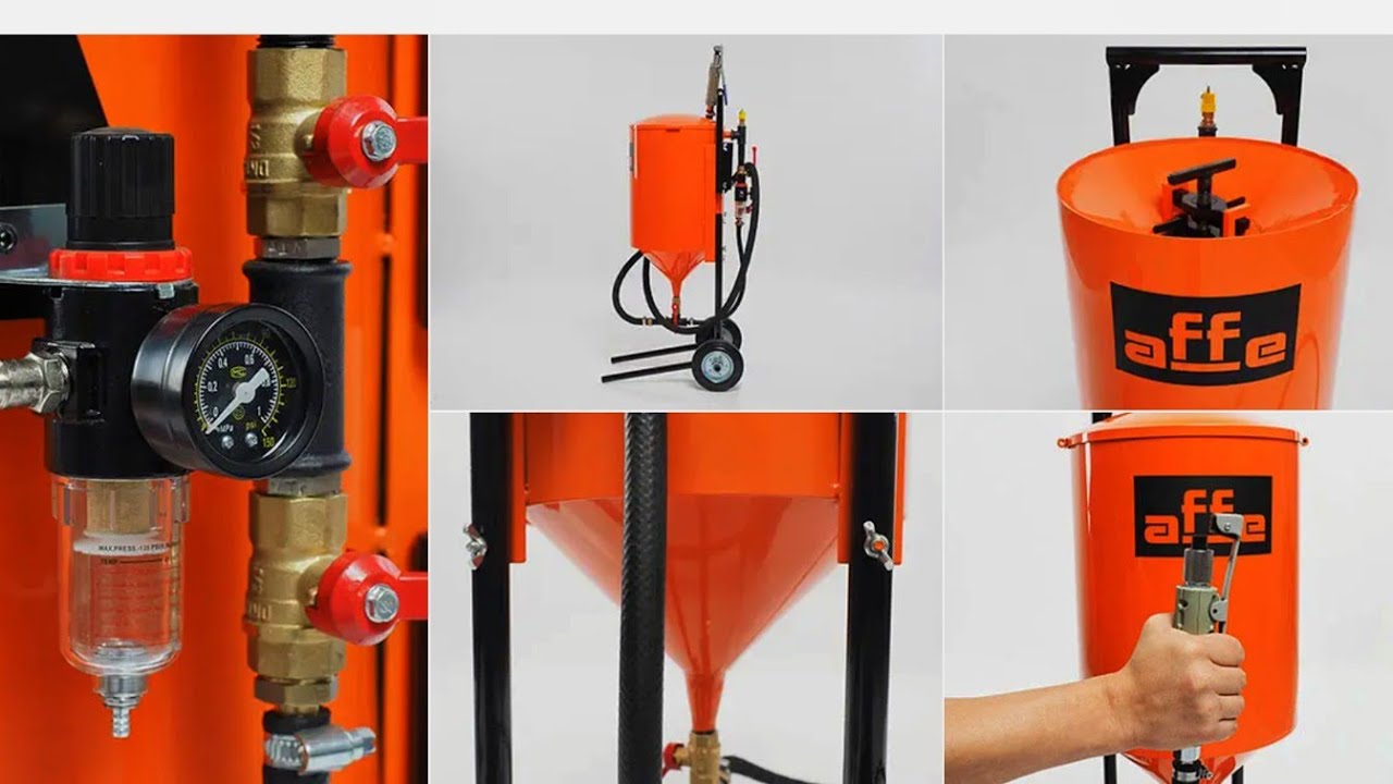 Пескоструй Affe, обзор и тесты - YouTube