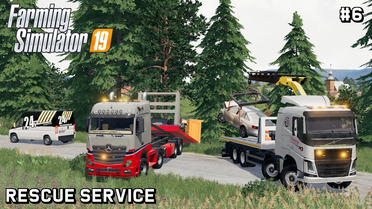 Rescuing MERCEDES truck and CAR from accident | Rescue Service ...