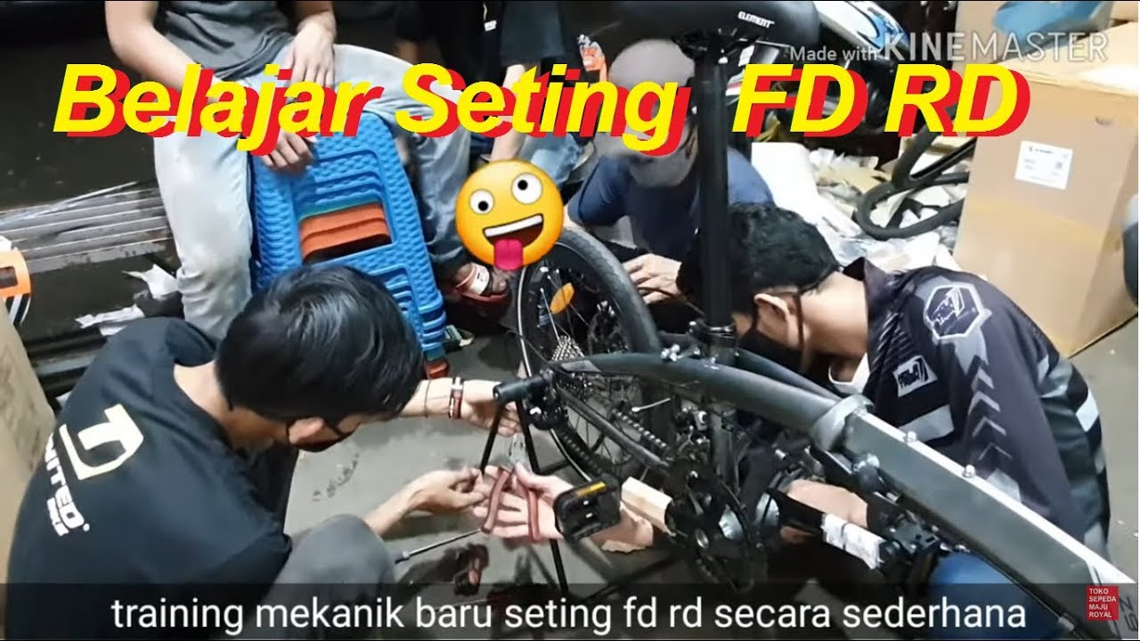 Belajar Setting FD RD ⭐⭐⭐⭐⭐ Sepeda Asli Pabrik yg di beli secara online ...