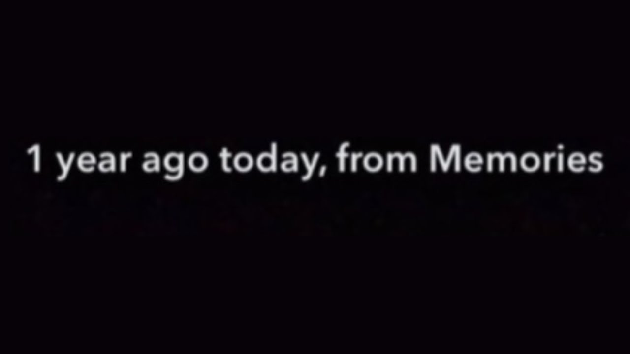 one year ago today.... - YouTube