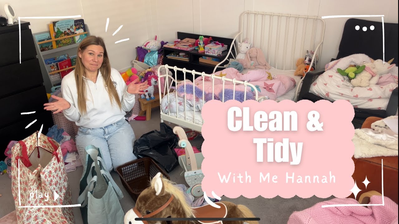 Clean and Tidy With Me | HUGE Declutter | Kids Bedroom | Chatty Clean # ...