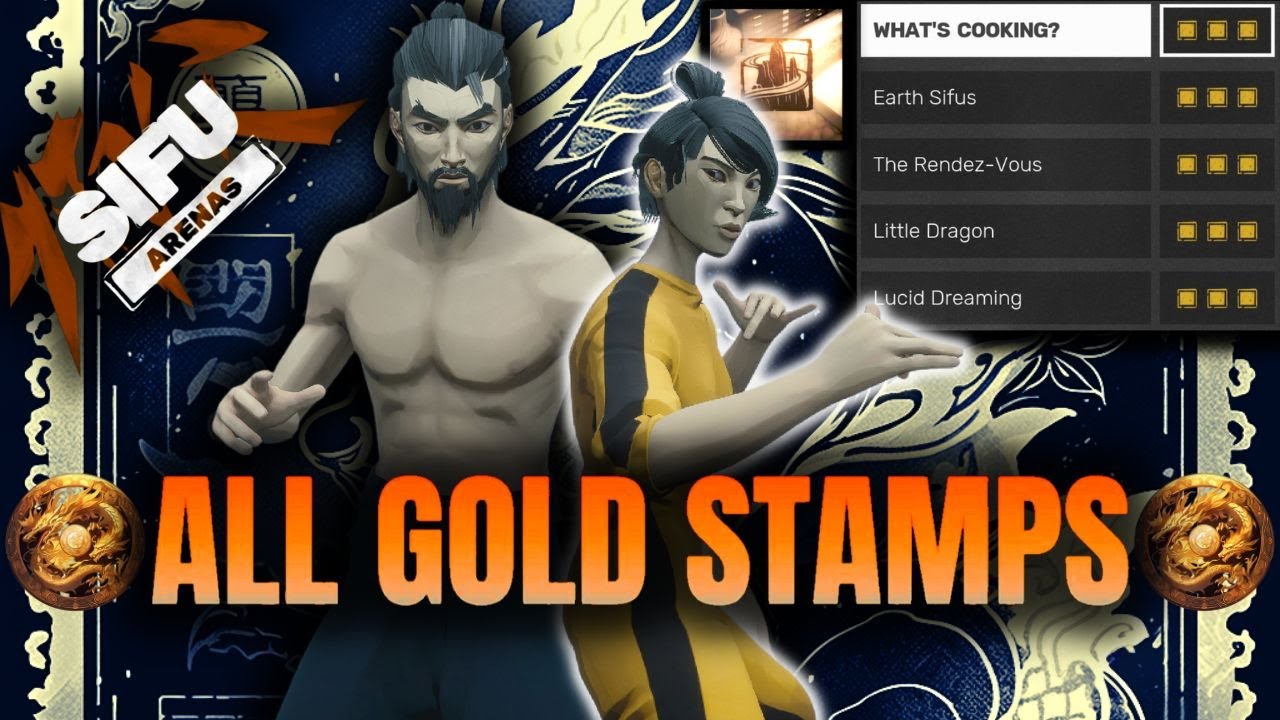 SIFU | DRAGON ARENAS' | EARTH ARENA ( ALL GOLD STAMPS 🥇 COMPLETED )🔥🐲 ...