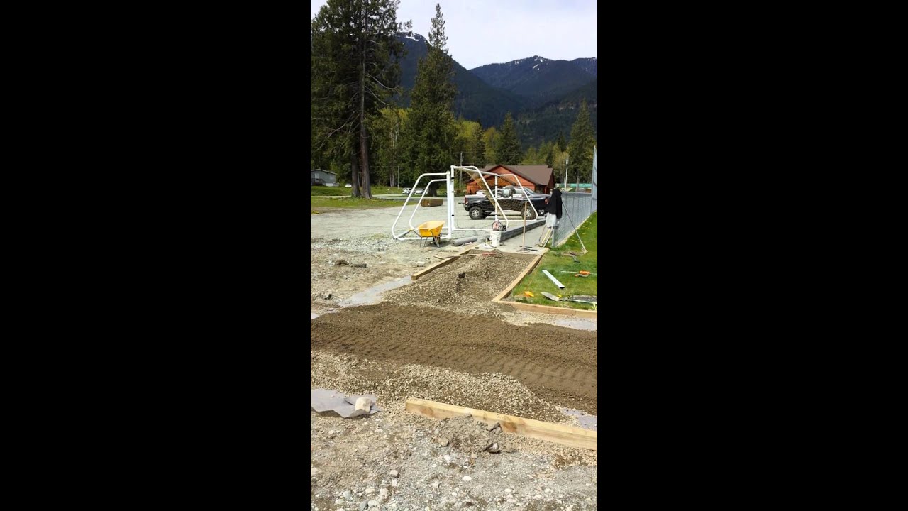 Walking or Jogging Path Construction - YouTube