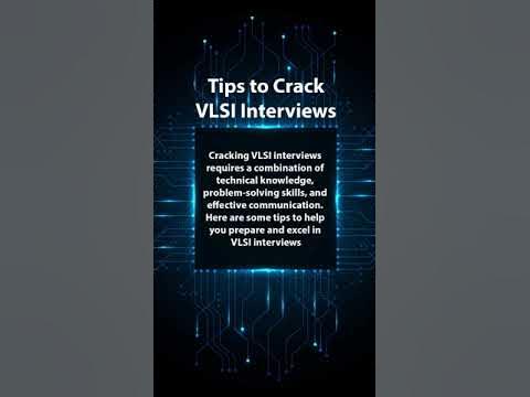 Tips to Crack VLSI Interviews - YouTube