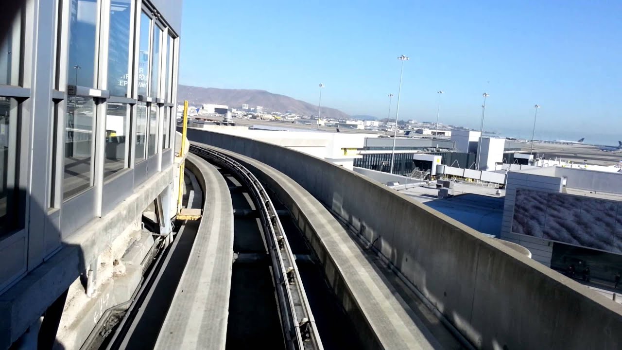 SFO Airtrain Outer Loop - YouTube