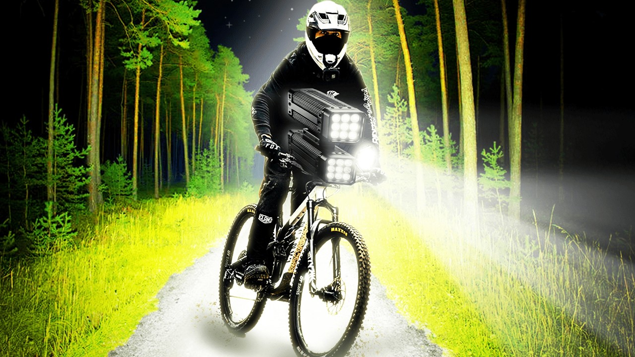 Ich habe die HELLSTE Mountainbike-Lampe der WELT getestet! - YouTube