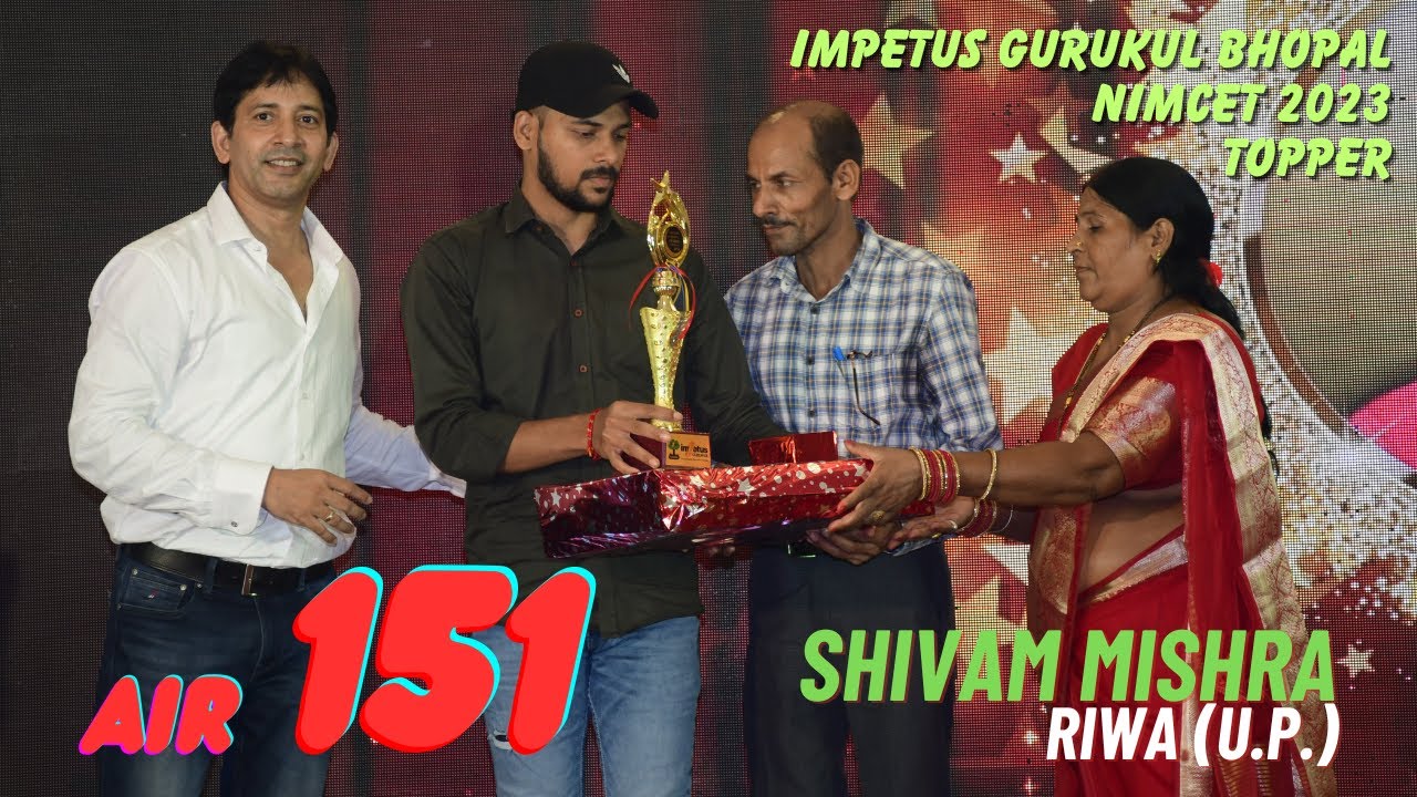 NIMCET 2023 Topper Shivam Mishra AIR - 151st | Meet NIMCET 2023 Topper ...